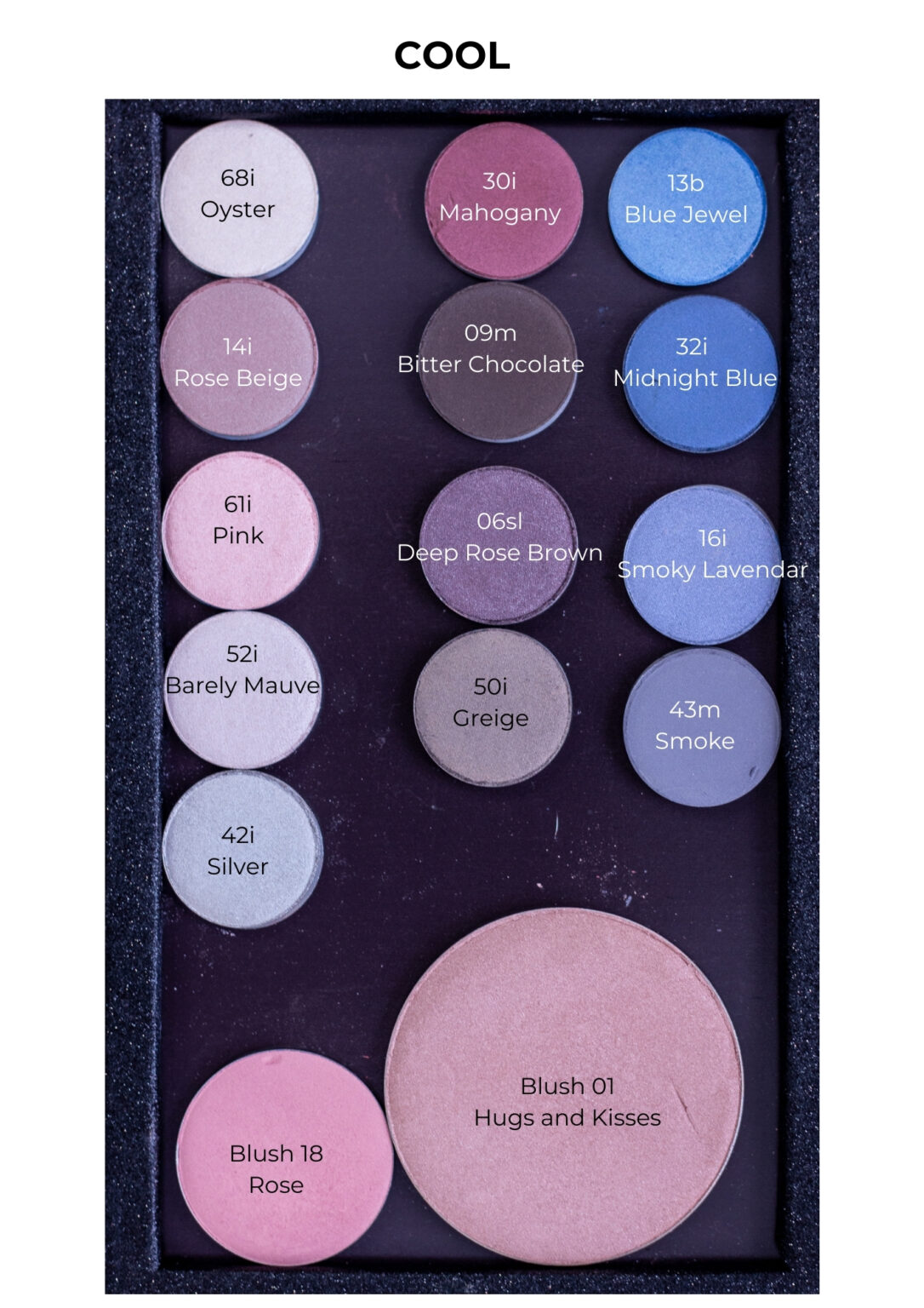 7 Cool Eye/Brow Colour (26mm) Palette - Inside Out Style Lounge